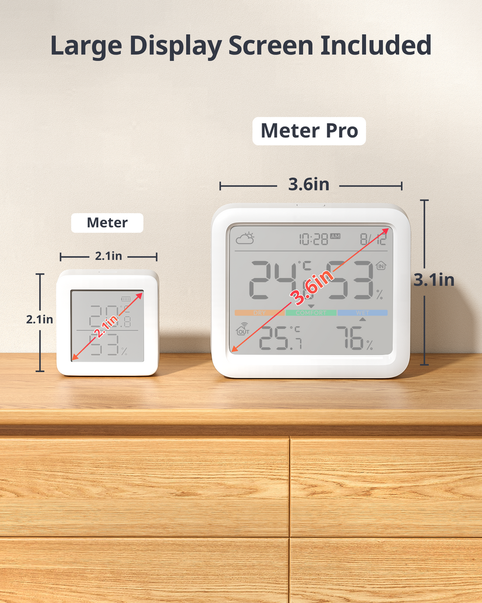 SwitchBot Meter Pro: 5-in-1 Large Screen Thermo-Hygrometer | SwitchBot US