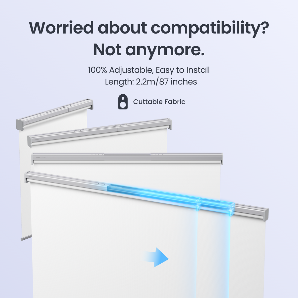 SwitchBot Adjustable Smart Roller Shades: Motorized Blinds | SwitchBot US