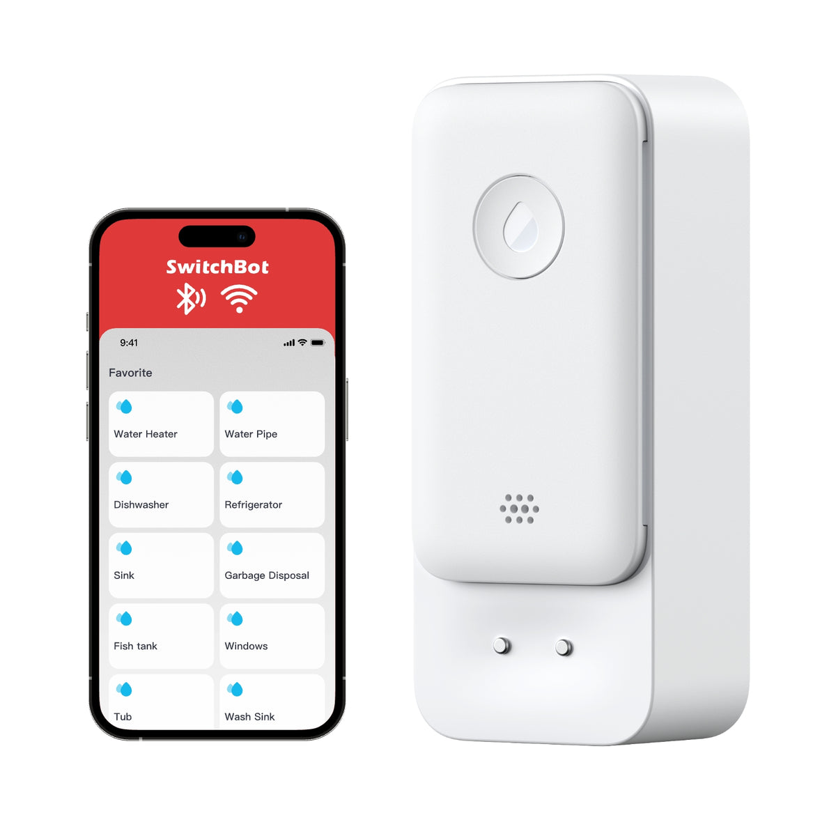 SwitchBot Water Leak Detector | Wi-Fi Smart Home Water Sensor ...